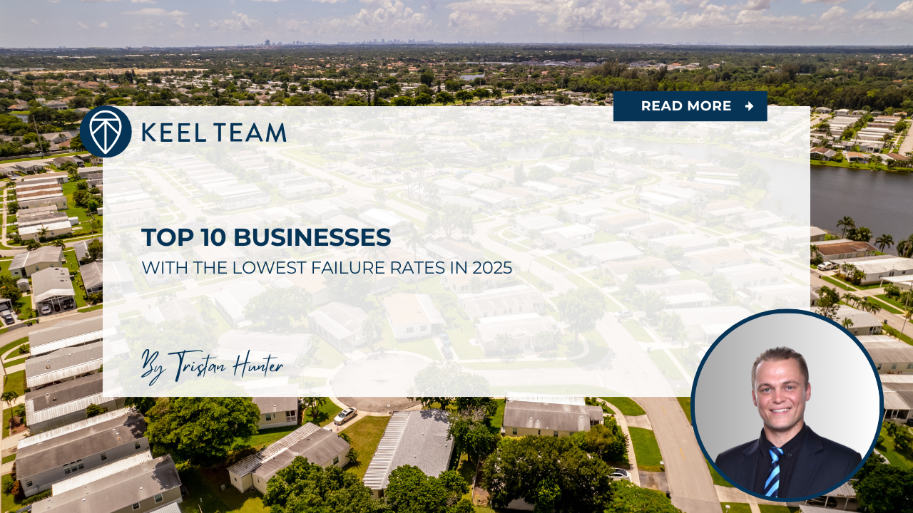 Top 10 Businesses with the Lowest Failure Rates in 2025 | Keel Team ...