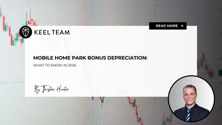 Mobile Home Park Bonus Depreciation in 2026: What Investors Need to Know